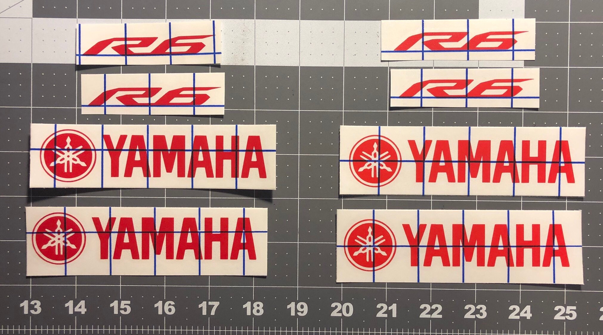 Yamaha Logo Vinyl Decal R6 R1 R1M YZF R3 YZF - Etsy