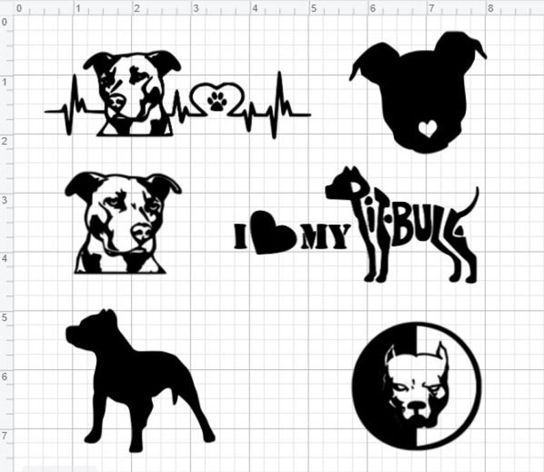 Pitbull Decals I Love My Pitbull Pitbull Vinyl Decals - Etsy