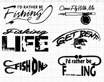 Fishing Decals Girls Fish Too Keeping It Reel Bass the - Etsy