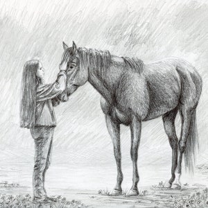 Graphite Portraits - Custom Horse Drawings - Pencil Art - Horse and ...