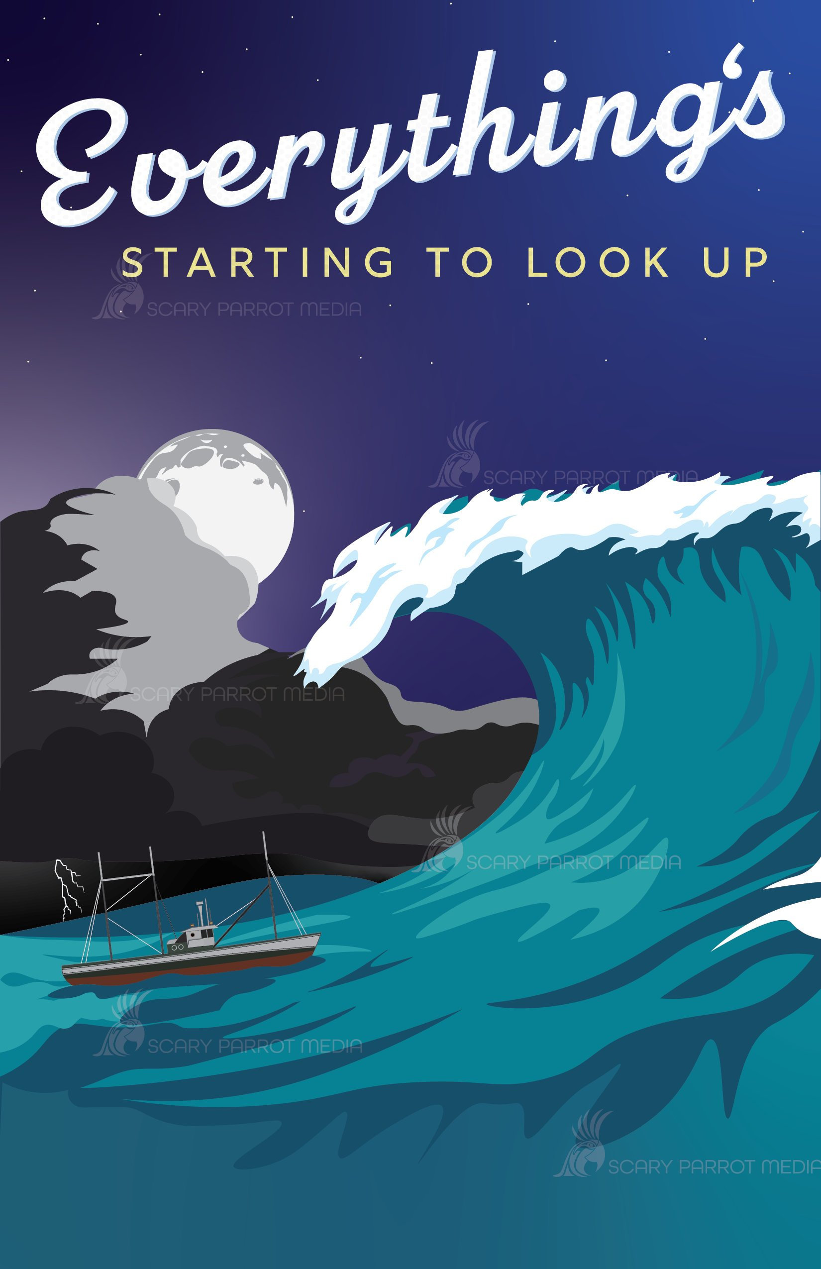 Everything's Starting to Look up De-motivational Poster - Etsy