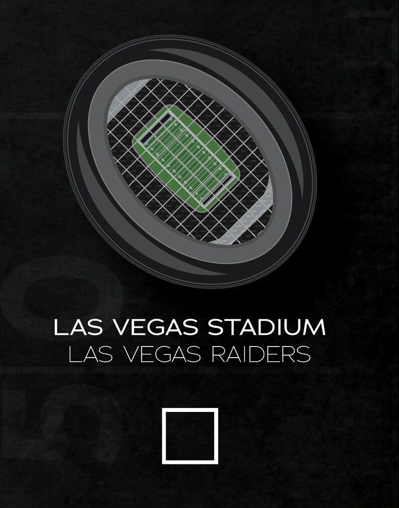 Football Stadium Checklist Poster NFL Pro football | Etsy