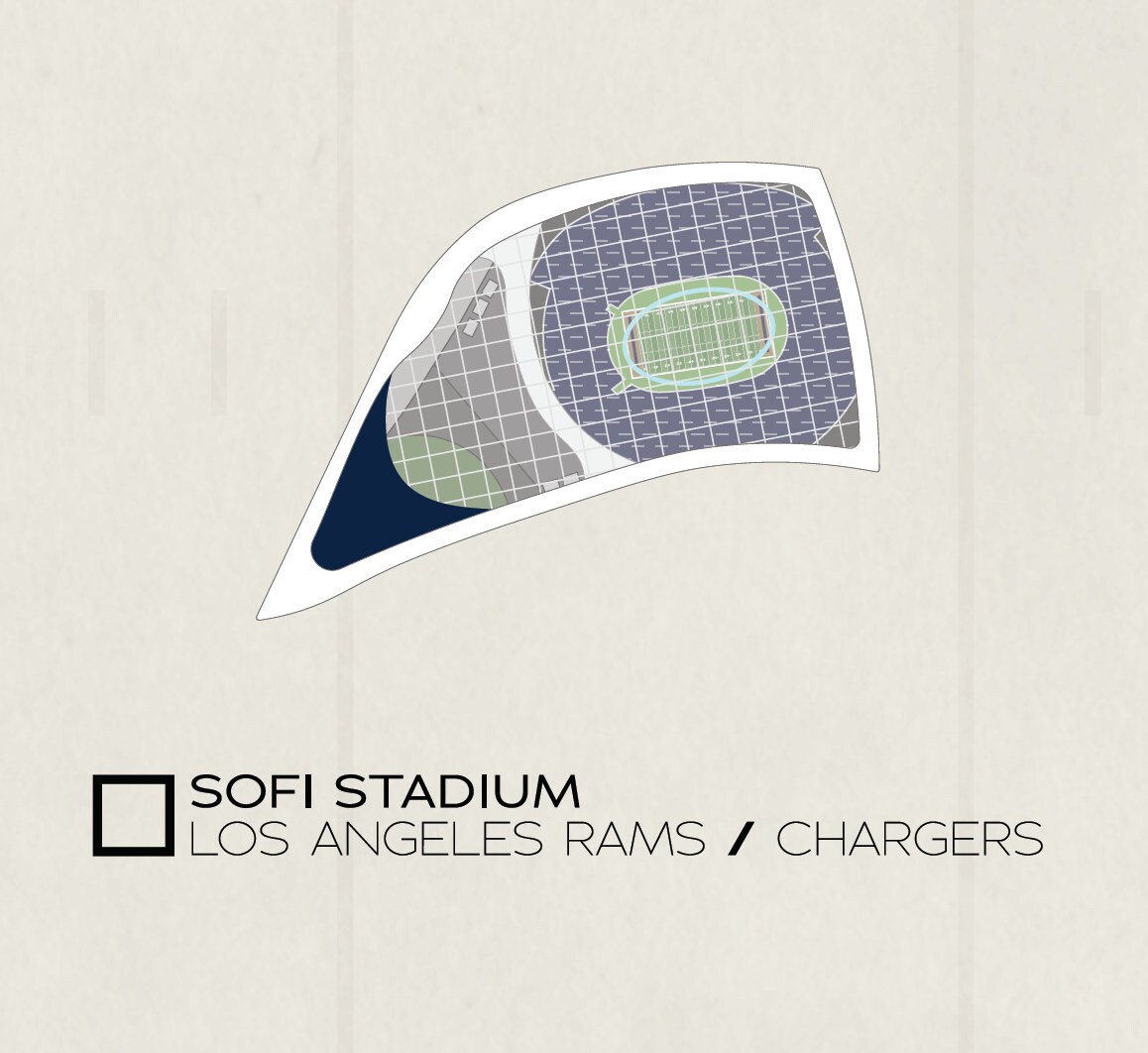 Football Stadium Checklist Poster NFL Pro Football - Etsy