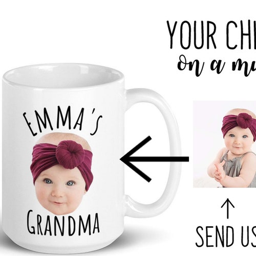 Two Baby Face Mug Personalized Photo Gift Custom Baby Face - Etsy