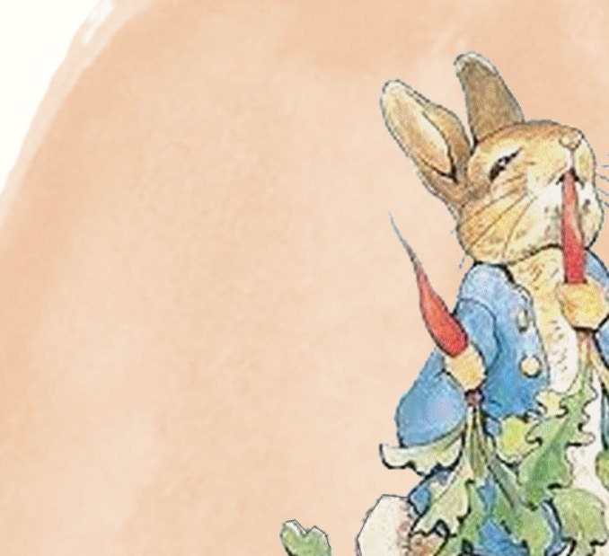 Custom Peter Rabbit Initial Print Kids Set of 3 Prints - Etsy