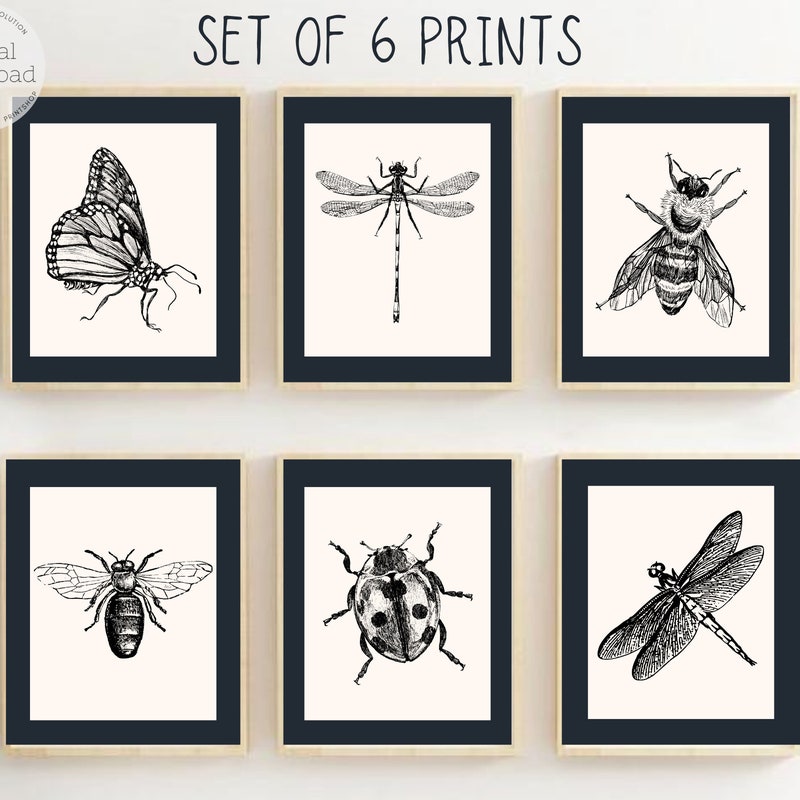 Ladybug Painting - Etsy