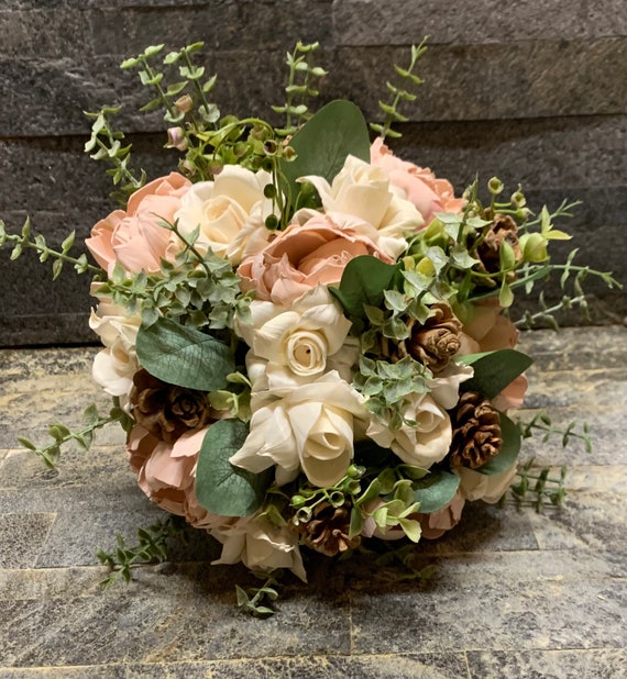 Round Sola Wood Flower Bouquets Any Color | Etsy