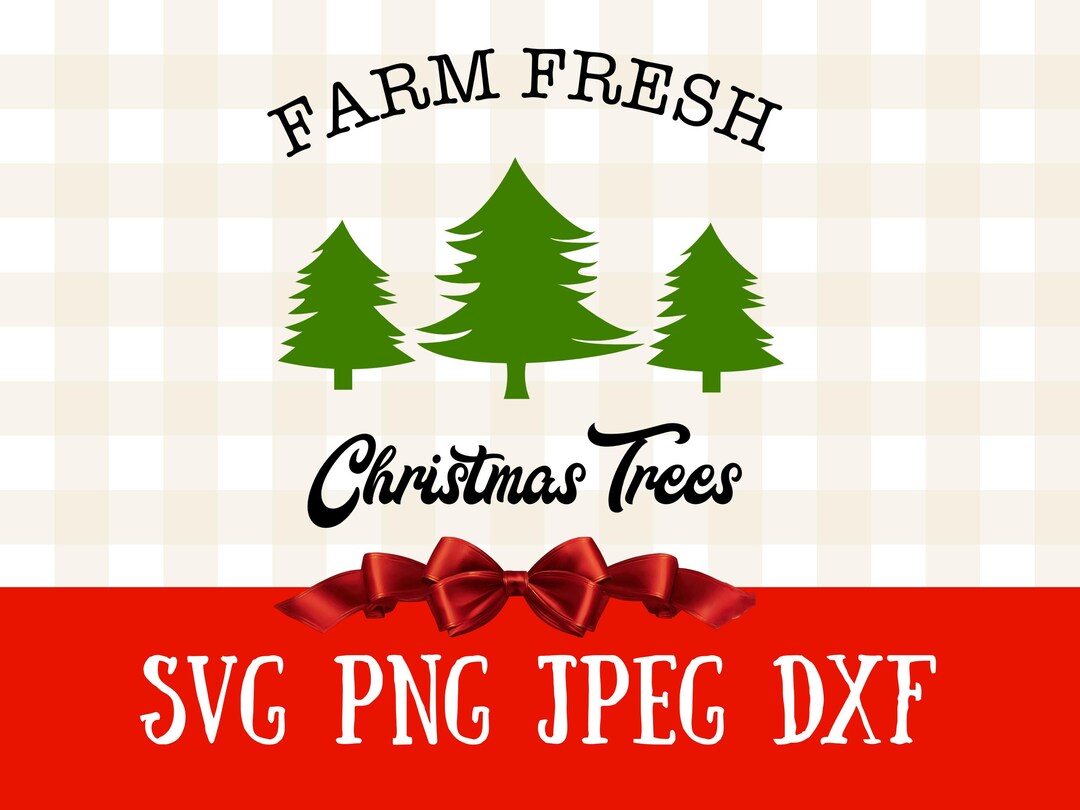 Rustic Christmas Tree SVG | Farmhouse Sign Cut File (digital Download ...
