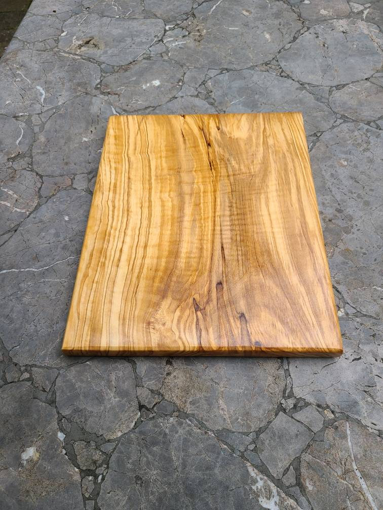 Large Olive Wood Cutting Board - Etsy