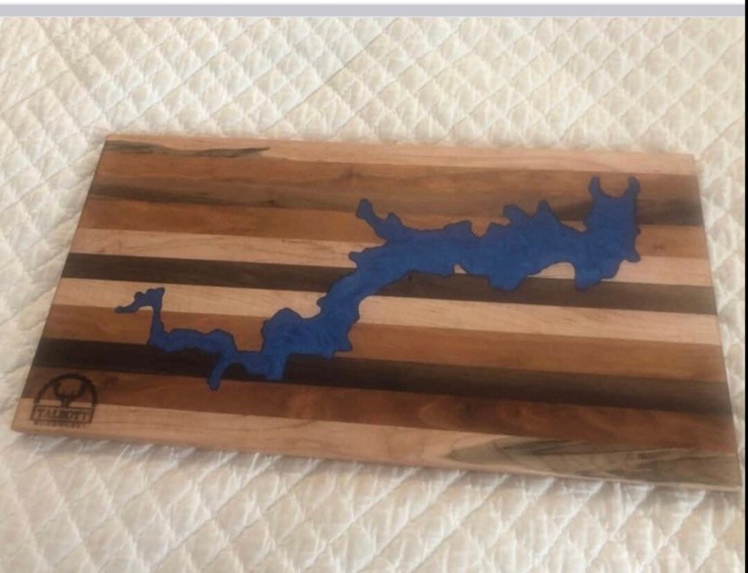 Custom Lake Cutting Board - Etsy