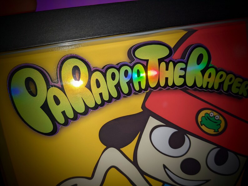 Parappa the Rapper Replica CD Poster Shadowbox select a Size - Etsy