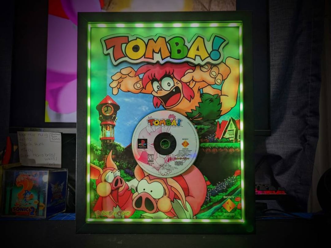 Tomba! Replica CD Poster Shadowbox (select a Size) (choose a Background ...