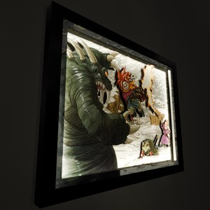Chrono Trigger Deluxe Shadow Box Framed Art (select a Size) (optional ...
