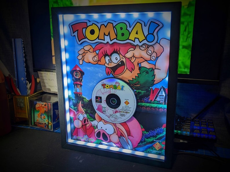 Tomba! Replica CD Poster Shadowbox (select a Size) (choose a Background ...