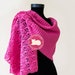 Rectangle Shawl Pattern, Women Scarf Pattern, PDF, Instant Download ...