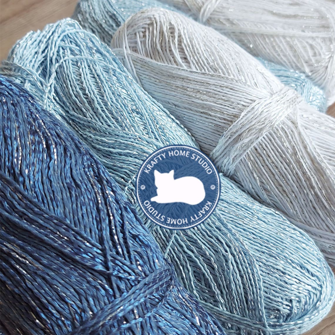 Summer Sparkle Yarn Collection: Cotton-viscose Blend With - Etsy