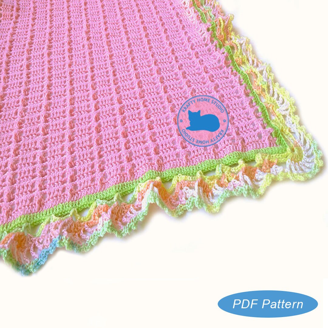 Crochet Baby Blanket Pattern Summer Lace Blanket Handmade - Etsy