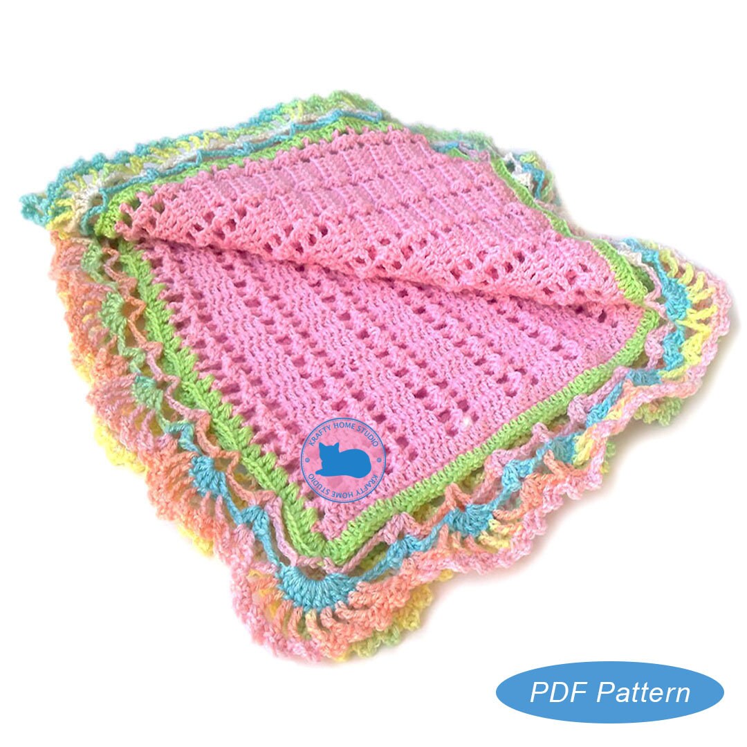 Crochet Baby Blanket Pattern Summer Lace Blanket Handmade - Etsy