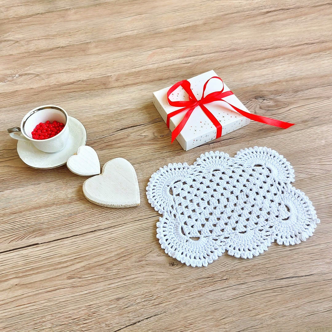 Crochet Rectangular Doily Pattern How to Crochet Doily - Etsy