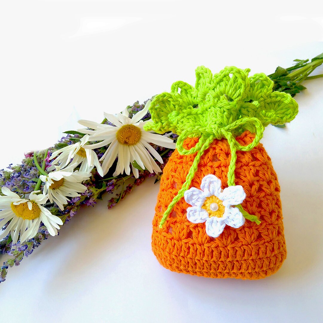 Crochet Drawstring Bag Tutorial How to Crochet Small Draw - Etsy