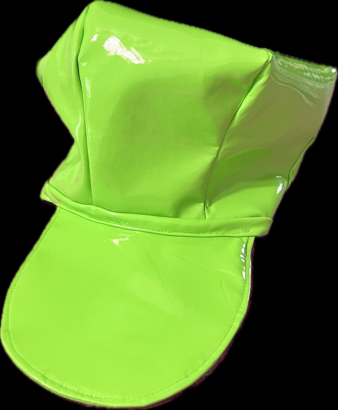 Custom Made Lisa “left-eye” Lopez Green Vinyl Hat - Etsy