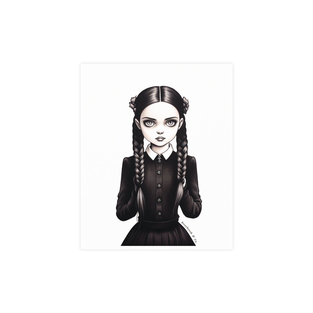 Addams Family Wednesday Day Version 9 X 11 Wall Art - Etsy
