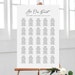 Be Our Guest, Calligraphy Seating Chart Template, Table Assignment, up ...