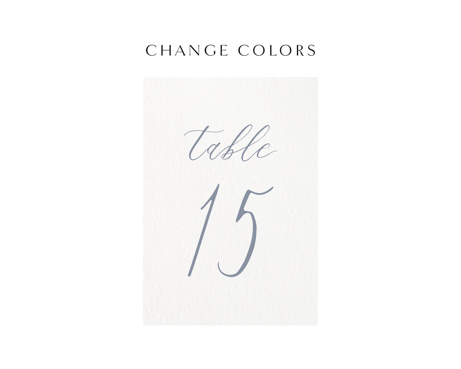 Printable Calligraphy Table Numbers flat Minimal Modern - Etsy