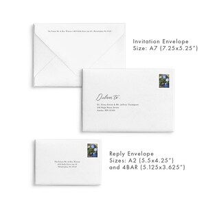 Envelope Addressing Template, DIY Editable Digital File, Wedding ...