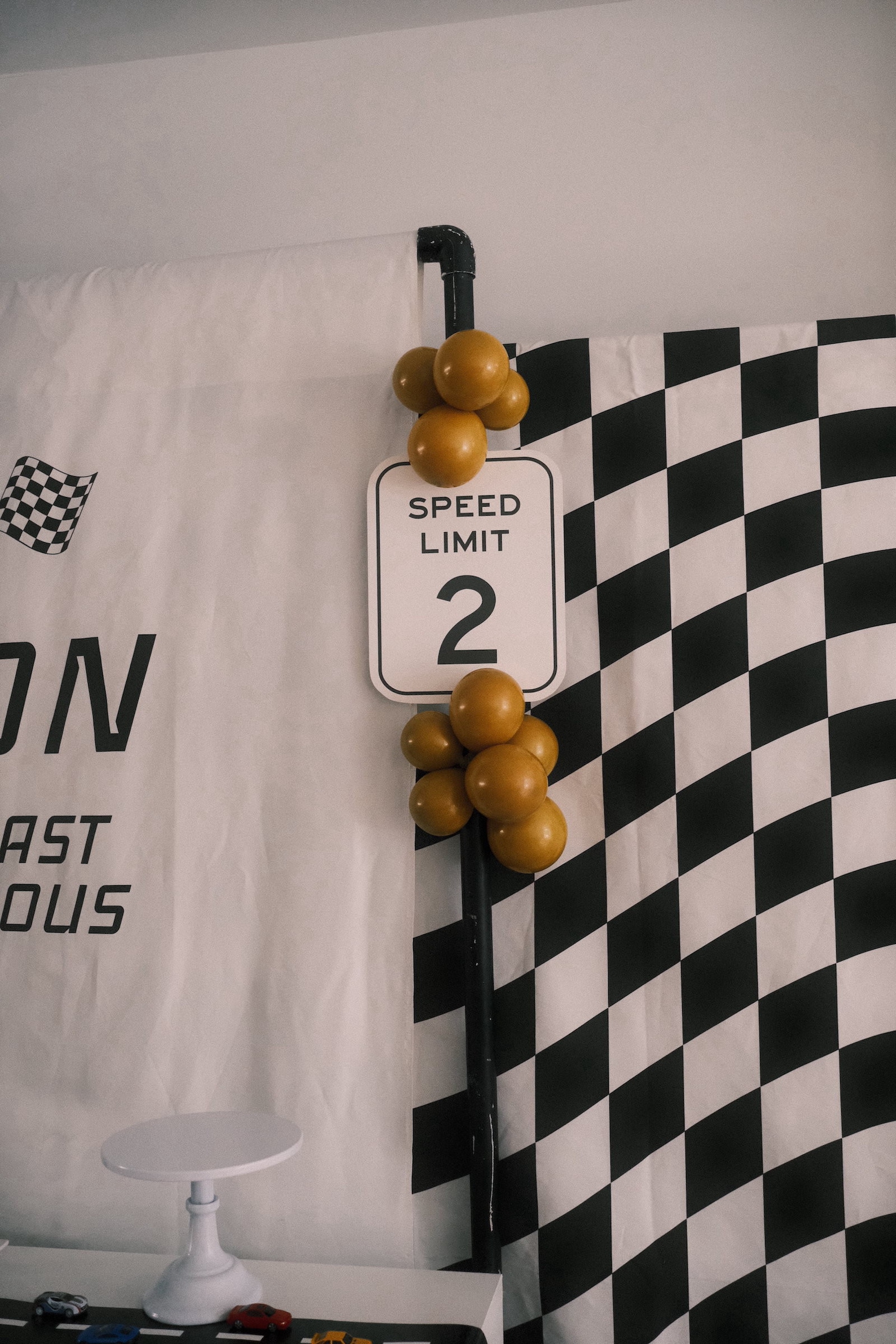 Editable Speed Limit Sign, Two Fast Two Curious Race Car Birthday Party ...