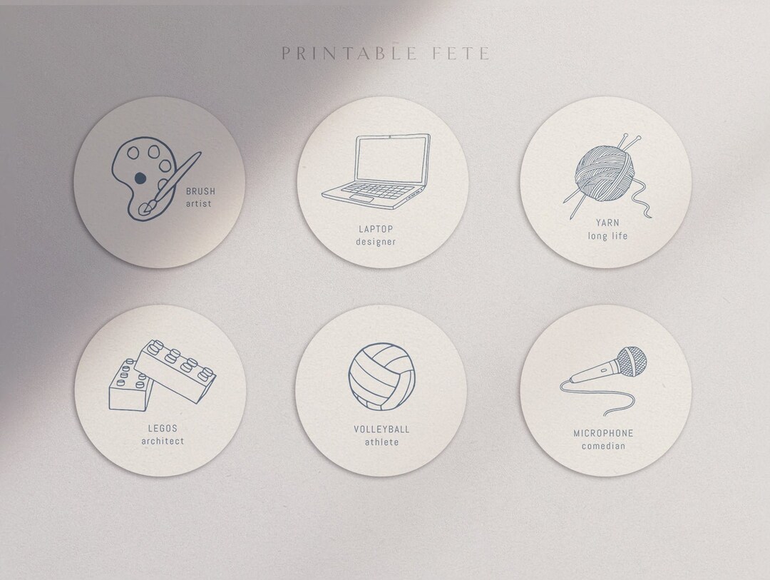 Doljabi Jar Tags Labels for Raffle, Digital File, Modern Dohl, Korean ...