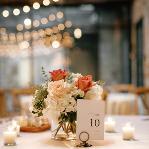 GWEN | Printable Table Numbers, Modern Minimal Calligraphy, DIY ...