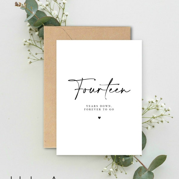 14th Anniversary - Etsy