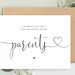 Congratulations Parents to Be Gift A5 Greeting Card With Envelope, Baby ...