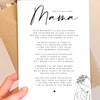 Mommy to Be Poem From Bump DIGITAL DOWNLOAD, A4, A5, 6x4, 7x5 Mothers ...