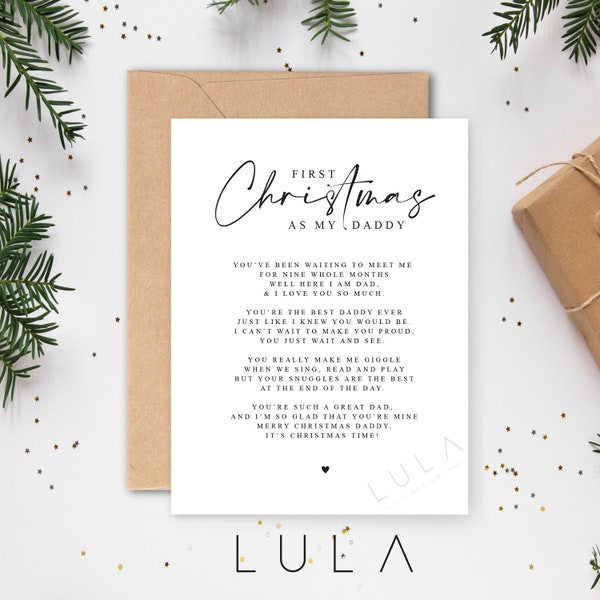 Dads First Christmas - Etsy