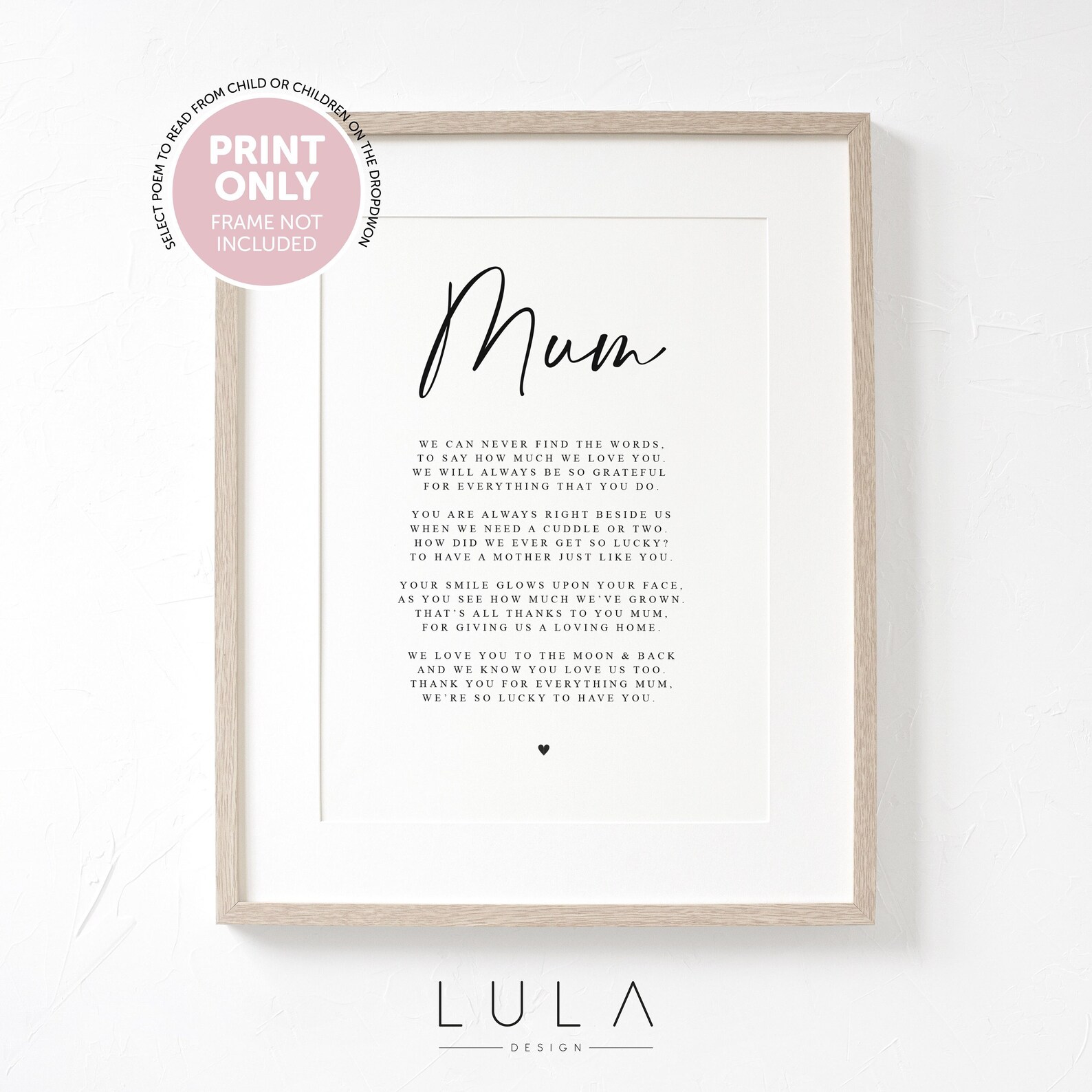 Mama Gedicht A4 oder A5 PRINT Muttertagsgeschenk Geschenk - Etsy.de