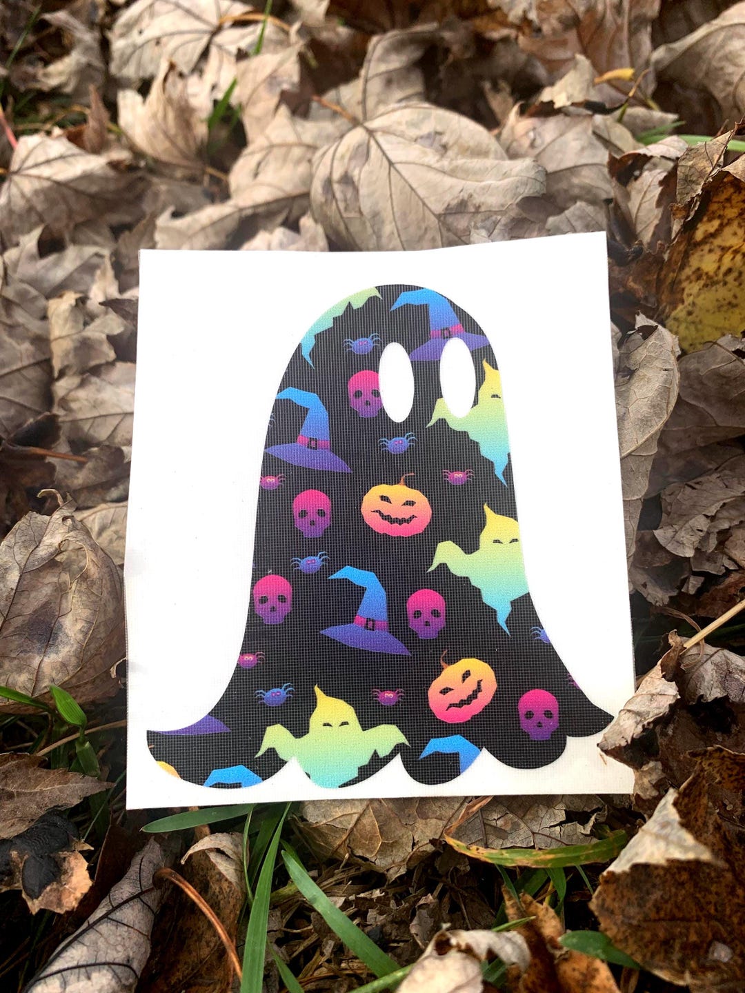 Halloween Ghost Vinyl Decal - Etsy