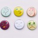 Cartoon Mood Emotion Buttons and Magnets - Etsy