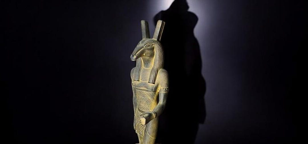 God Seth Statue / God Set - Authentic Egyptian Statues, Home Decor or ...
