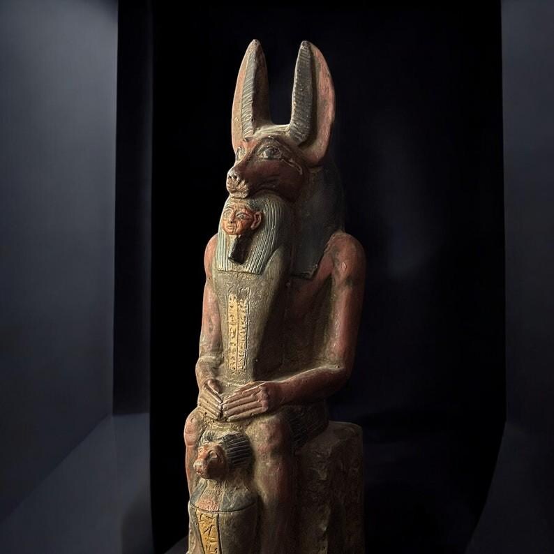 Anubis Stone Statue - Ancient Egyptian God of the Afterlife ...