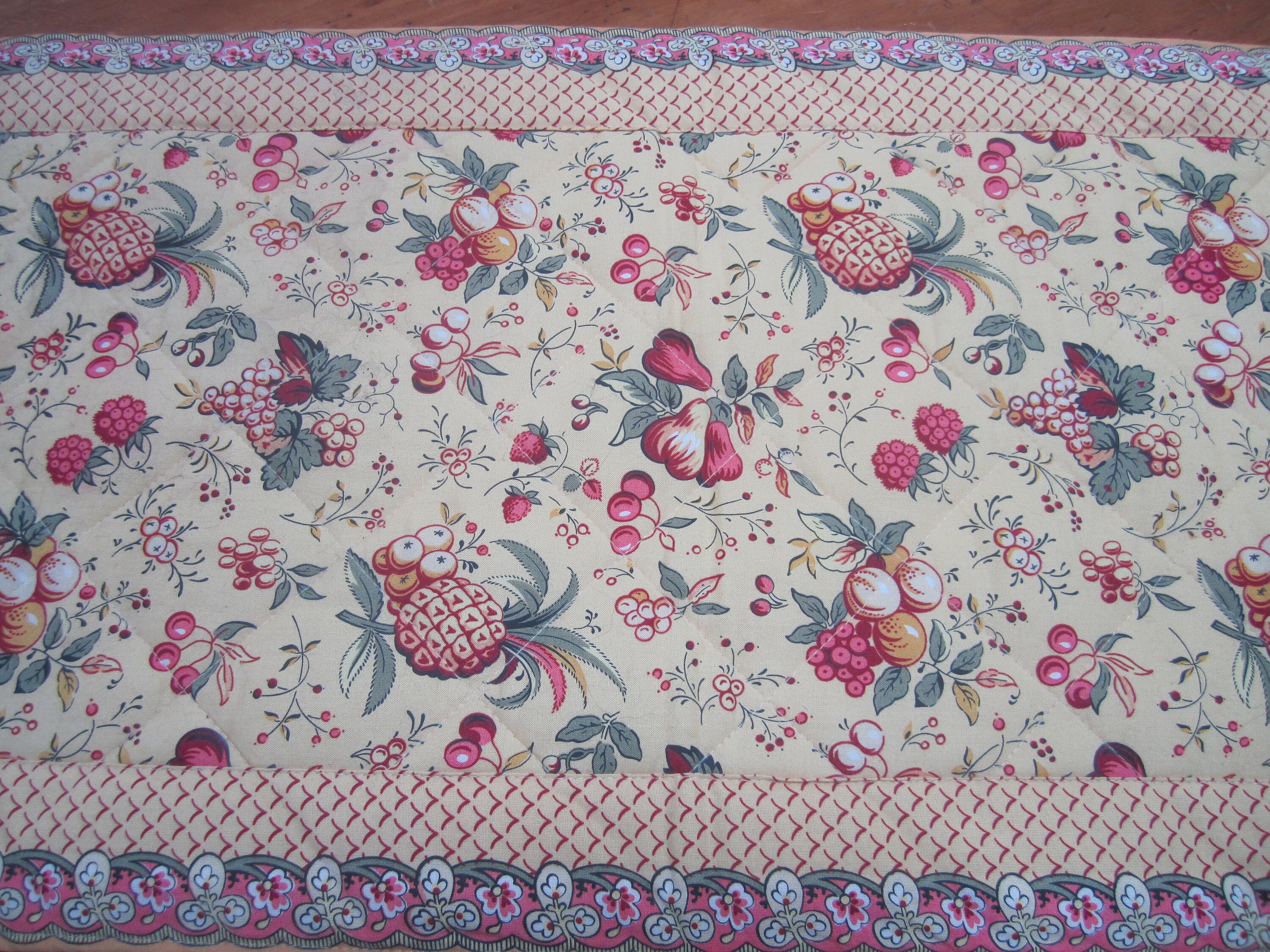 PIERRE DEUX French Country Table Runner 72 X 14 Yellow Fruchie - Etsy