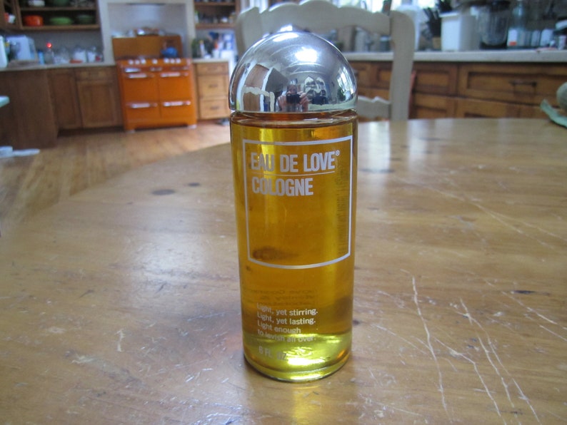 Vintage MENLEY JAMES Eau De Love Cologne Huge Bottle 6oz Original Box ...