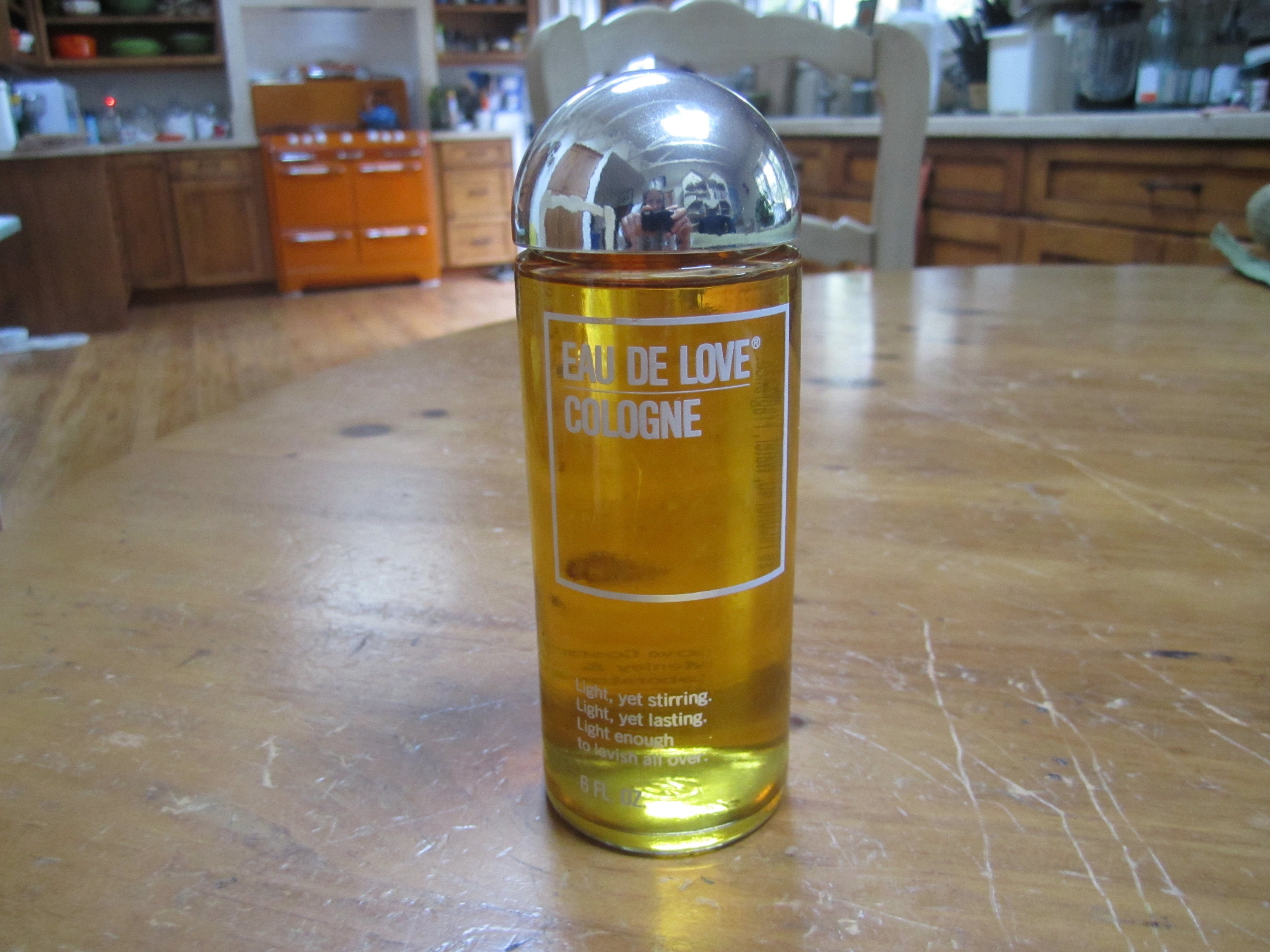 Vintage MENLEY JAMES Eau De Love Cologne Huge Bottle 6oz Original Box ...