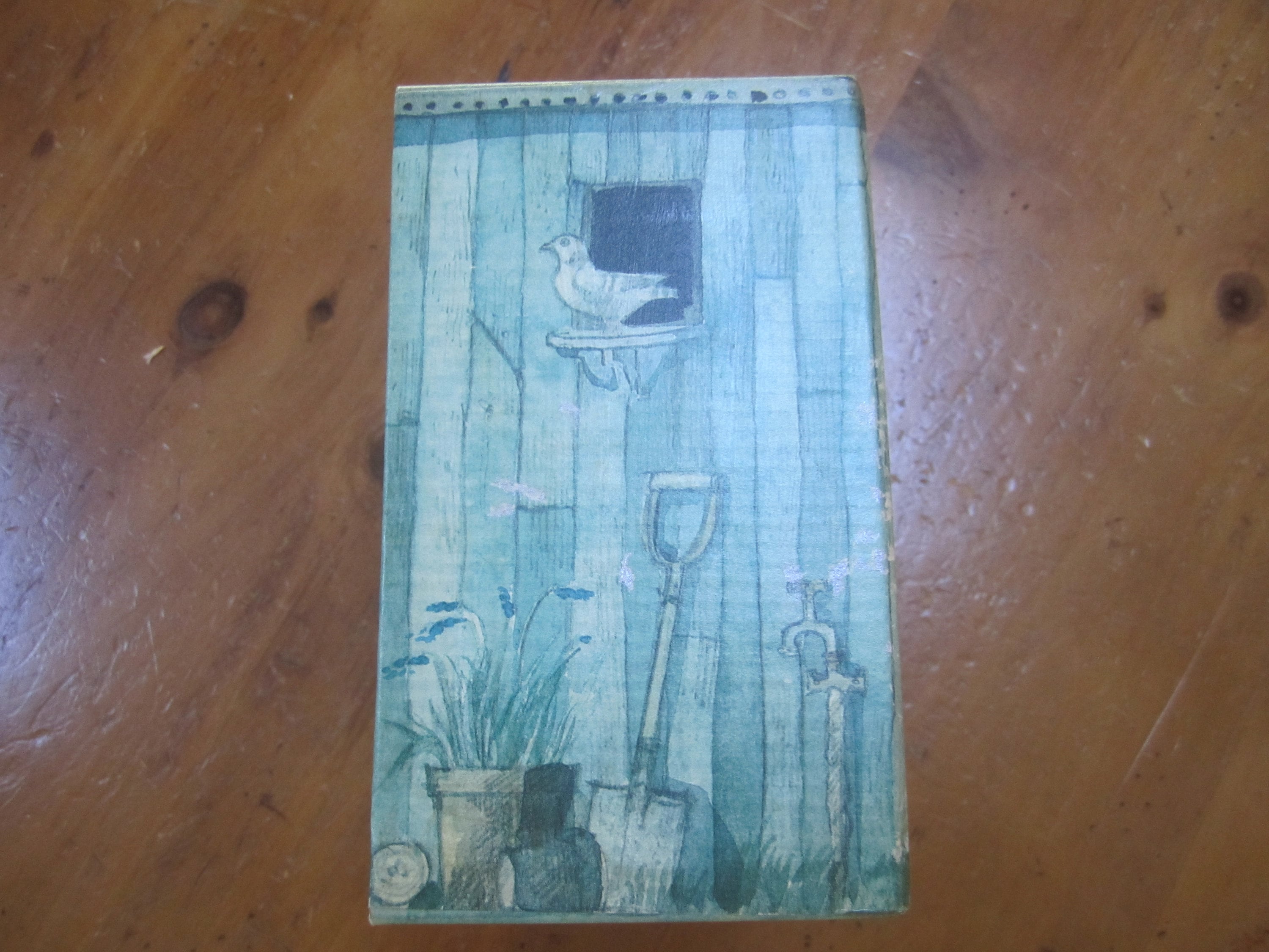 Vintage MATTHEW RICE England Paper Watercolor Trinket Box Farm Critters ...