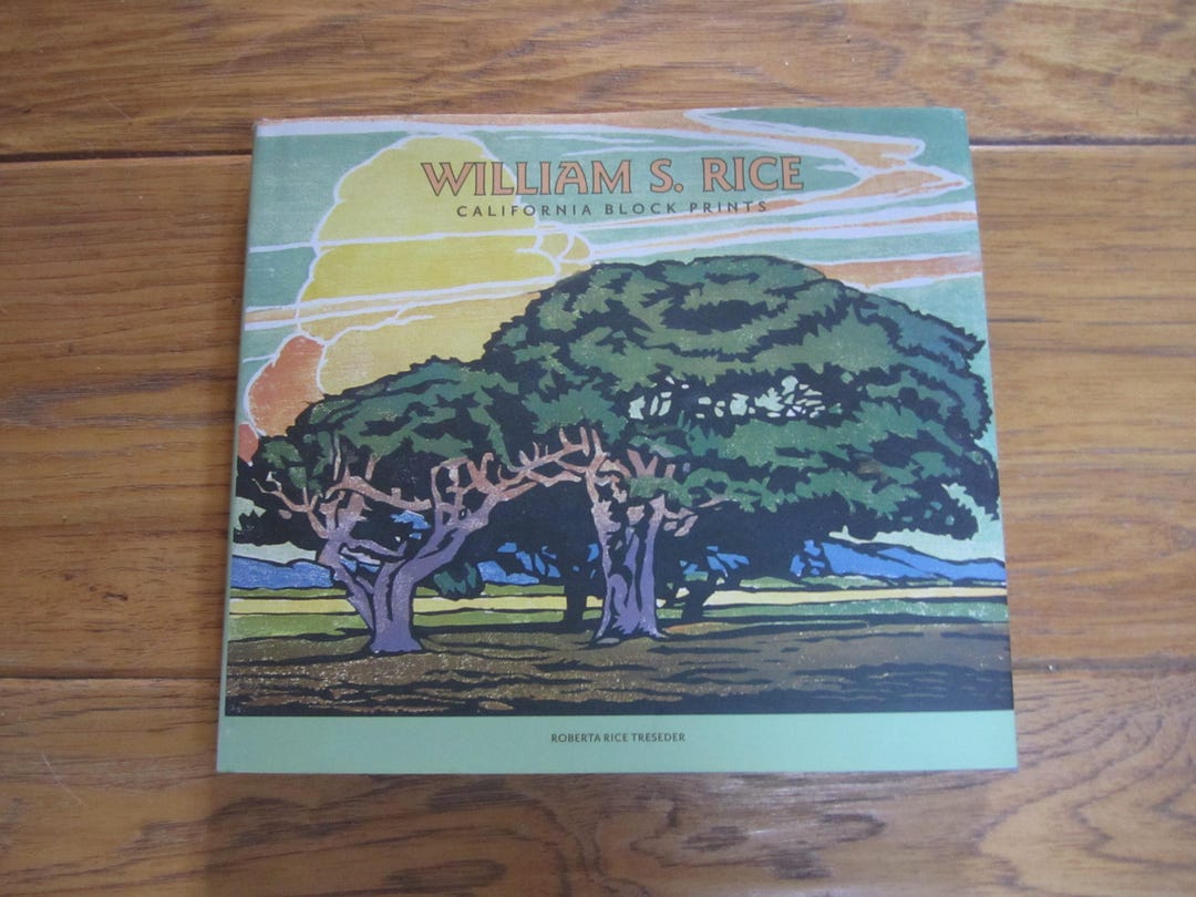 WILLIAM S RICE California Block Prints NEW - Etsy