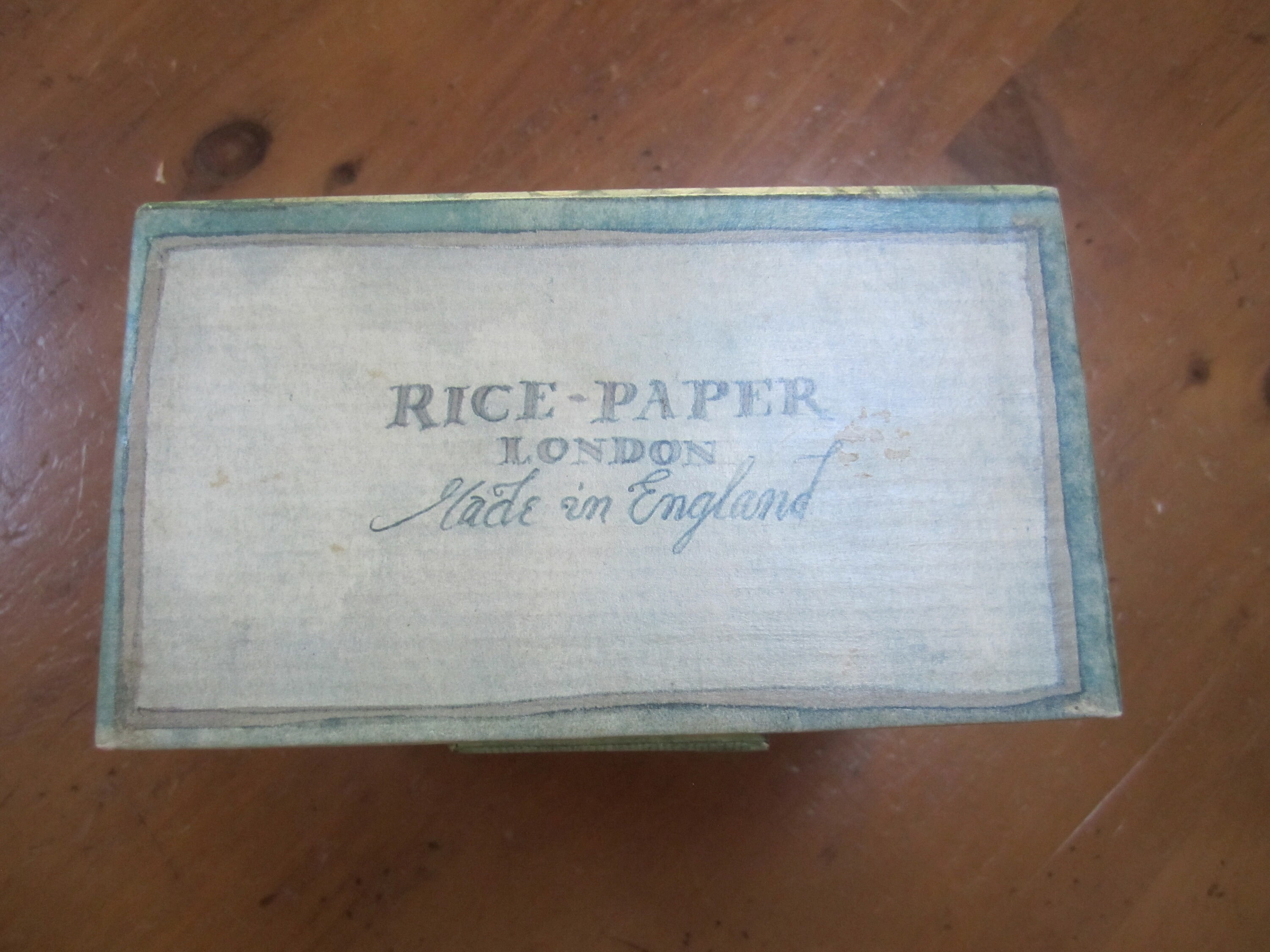 Vintage MATTHEW RICE England Paper Watercolor Trinket Box Farm Critters ...