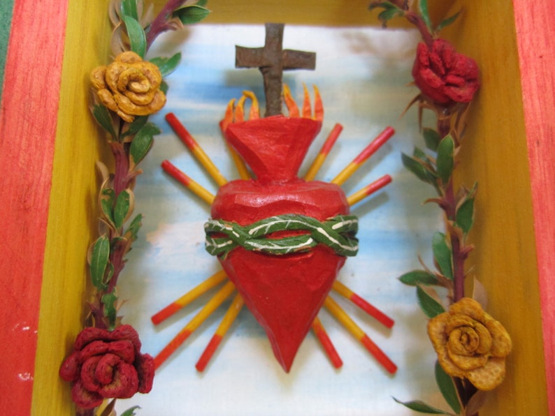 Peruvian Retablos Folk Art Altars Hand Carved and Painted Set of Three ...