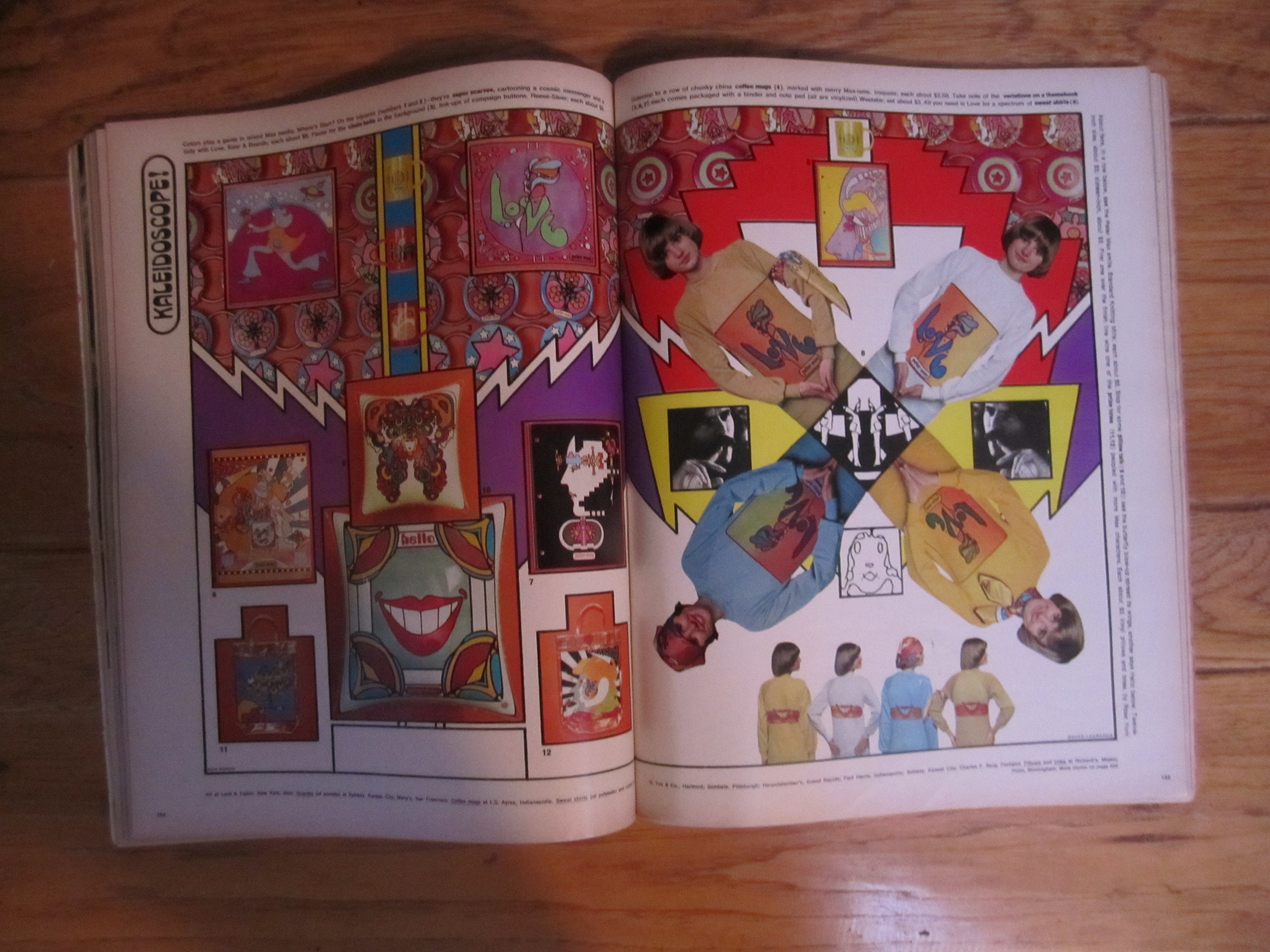 Vintage Seventeen Magazine PETER MAX Food Fashion Make-up Decorating ...