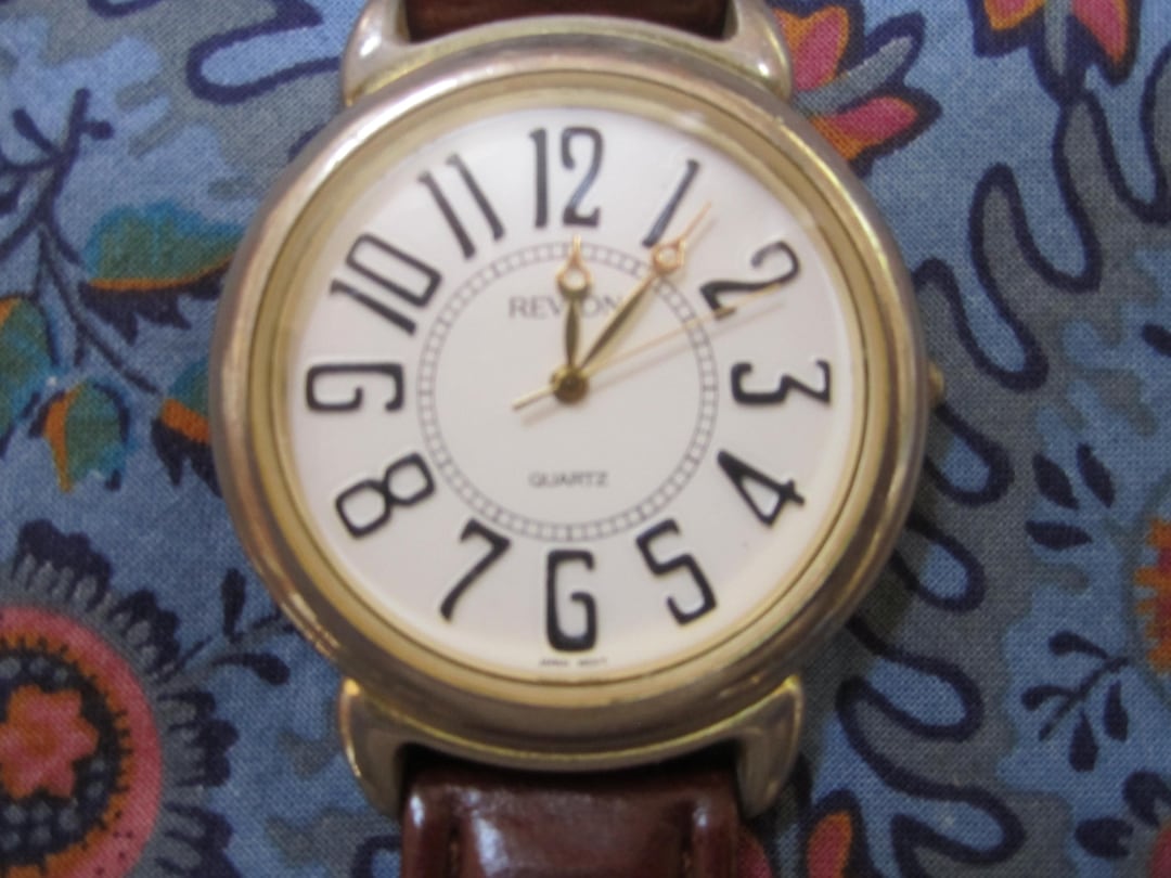 Vintage REVLON Mod Groovy 60's Style Wristwatch - Etsy